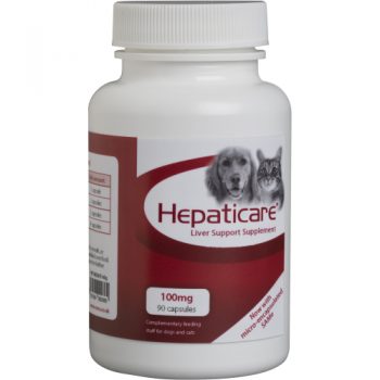 Hepaticare Dog & Cat Liver Support Supplement 100mg x 90 capsules ...