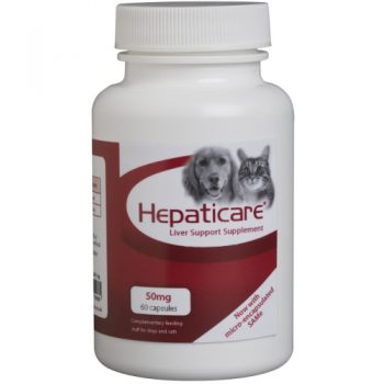 Hepaticare Dog & Cat Liver Support Supplement 50mg x 60 capsules ...