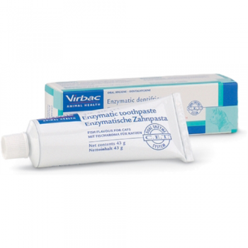 Virbac Enzymatic Dental Toothpaste for Cats & Dogs 43g - Fish | Chelsea ...