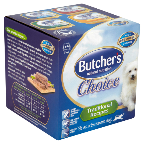 Butchers Choice Traditional Recipes Dog Food 150g X 4 Chelsea Pet Shop Butchers Choice Traditional Recipes Dog Food 150g X 4 Chelsea Pet Shop