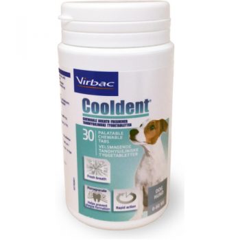 Virbac Cooldent Dog Tablets 30 Tablets | Chelsea Pet Shop